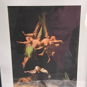 Art | Francisco De Goya Witches Flight Framed Print 12x15 Witch ...